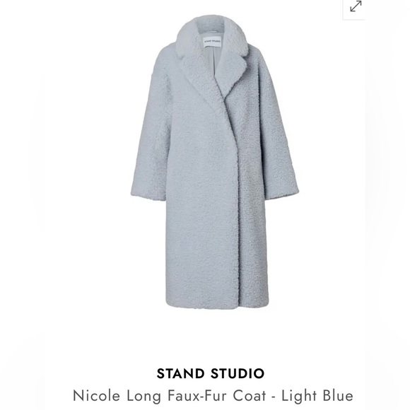 Stand Studio | Jackets & Coats | Stand Studio Nicole Faux Fur Long Coat ...